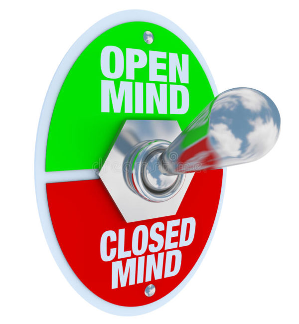 Cartoon Closed Mindset